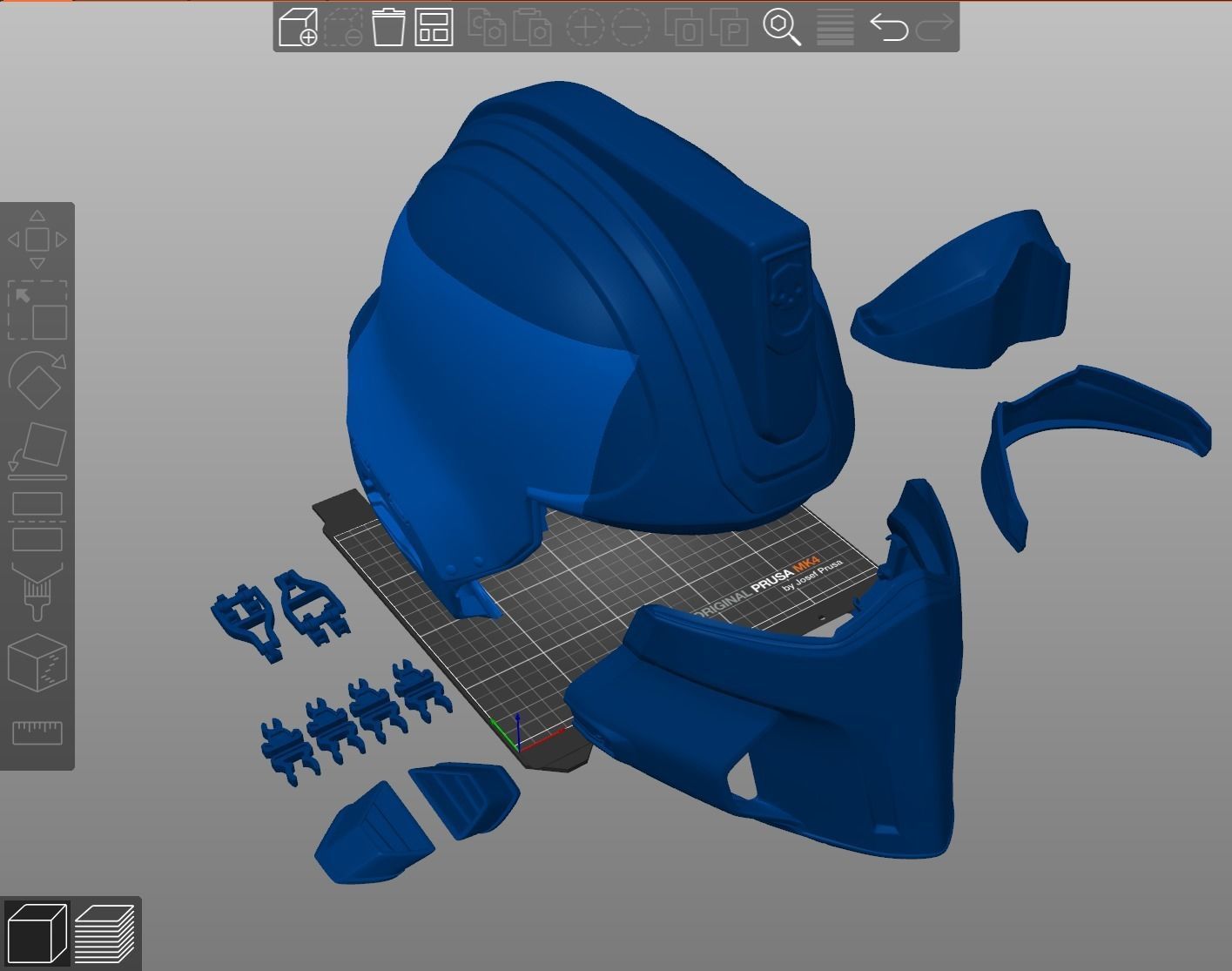 Helldiver Hero Helmet 3d print file 3D model 3D printable | CGTrader