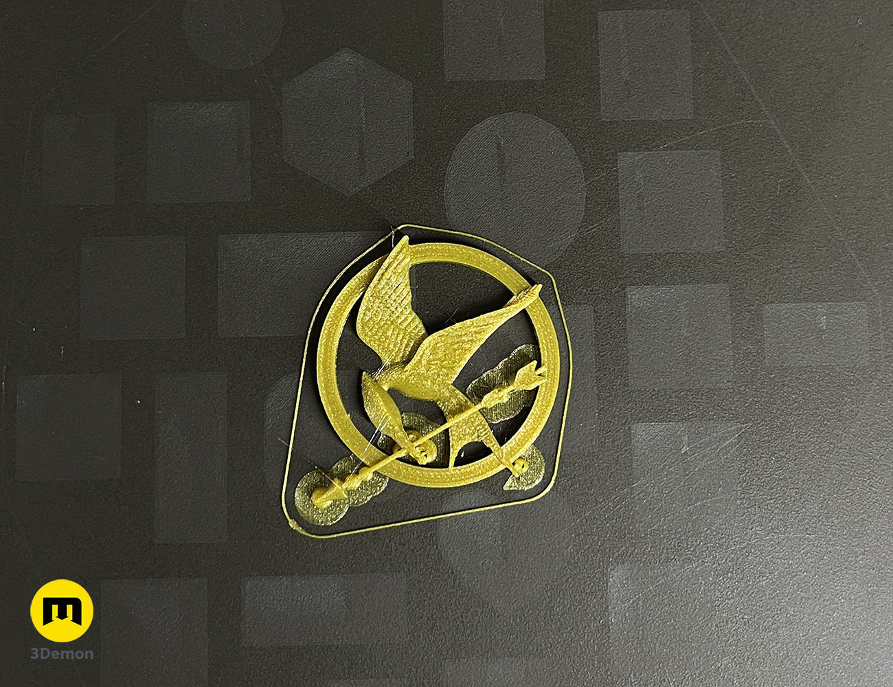 Mockingjay Pin Hunger Games free 3D model 3D printable | CGTrader
