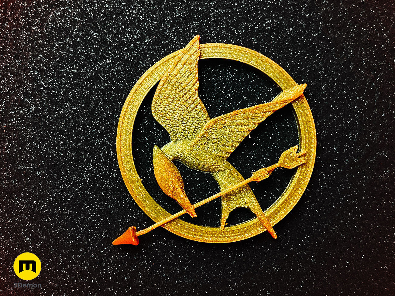 Mockingjay Pin Hunger Games free 3D model 3D printable | CGTrader