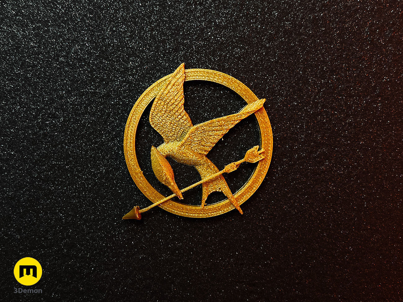 Mockingjay Pin Hunger Games free 3D model 3D printable | CGTrader