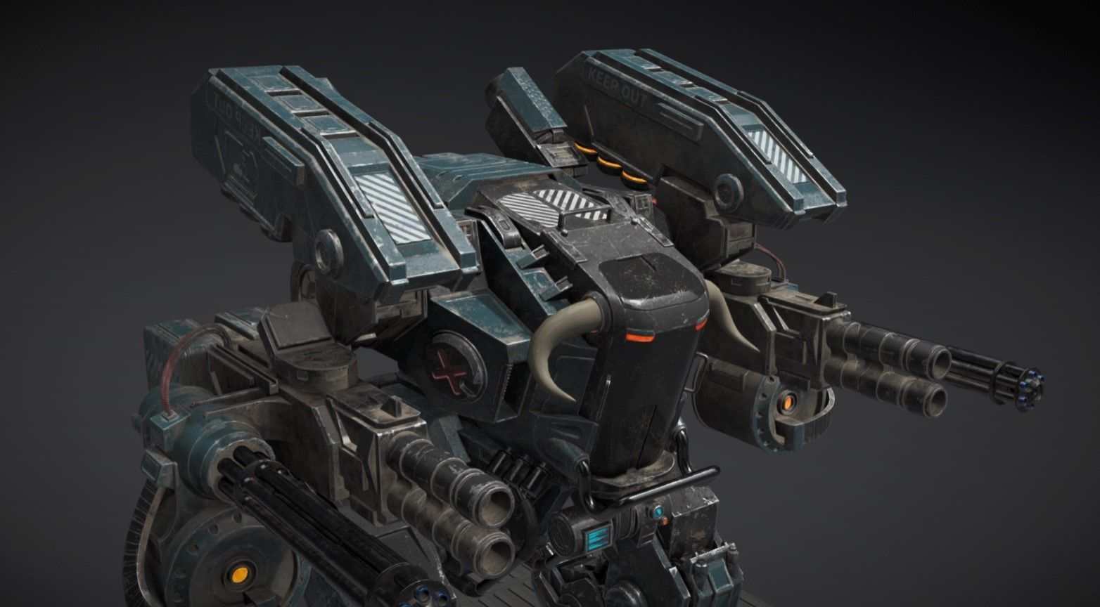 Alpha heavy combat robot 3D model 3D printable | CGTrader