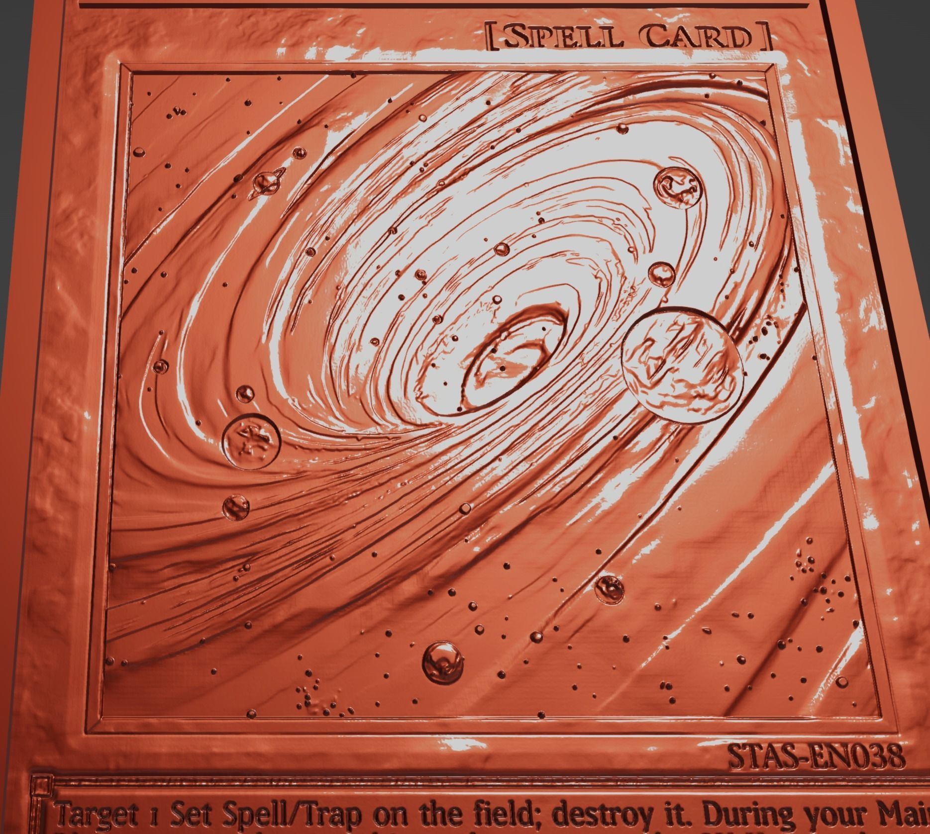 galaxy cyclone - yugioh free 3D model 3D printable | CGTrader