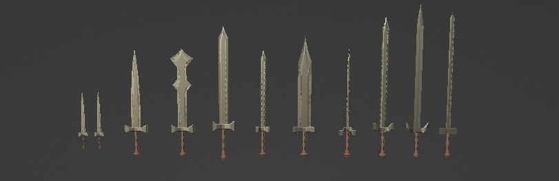 3D model Human Weapons package VR / AR / low-poly | CGTrader