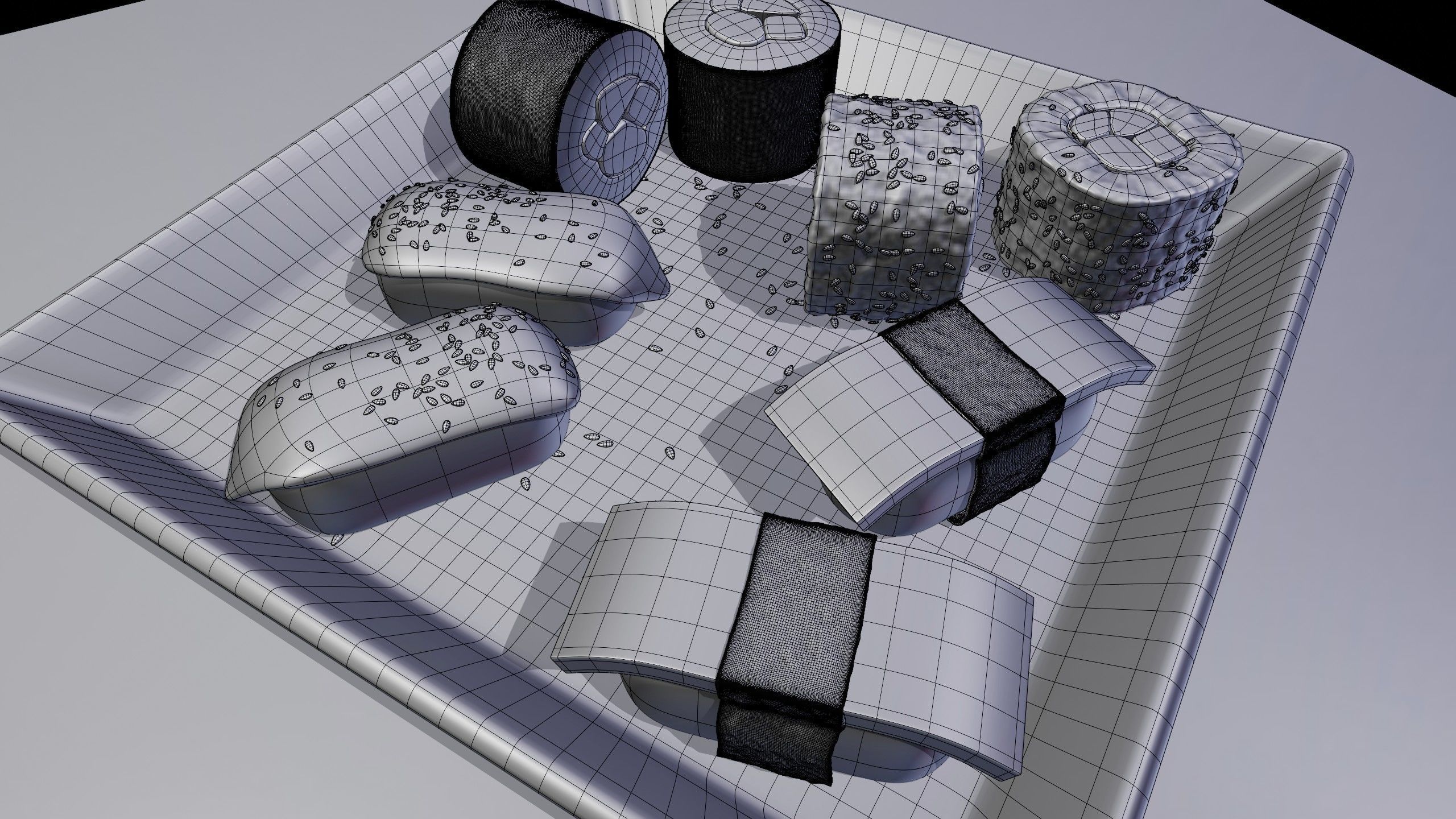 Sushi - Blender 3d Models 3D model | CGTrader