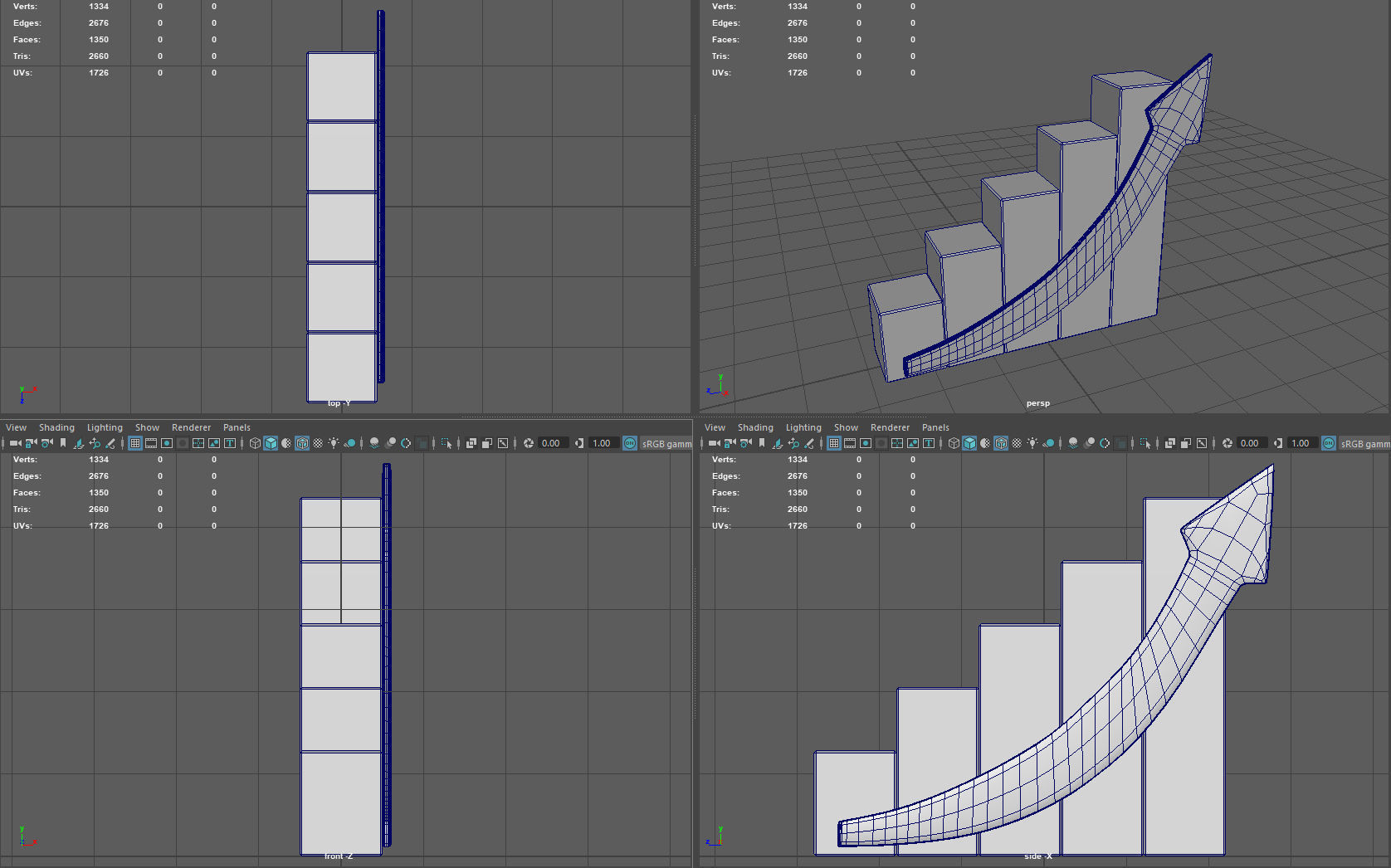 3D model Growing bar chart with arrow VR / AR / low-poly | CGTrader