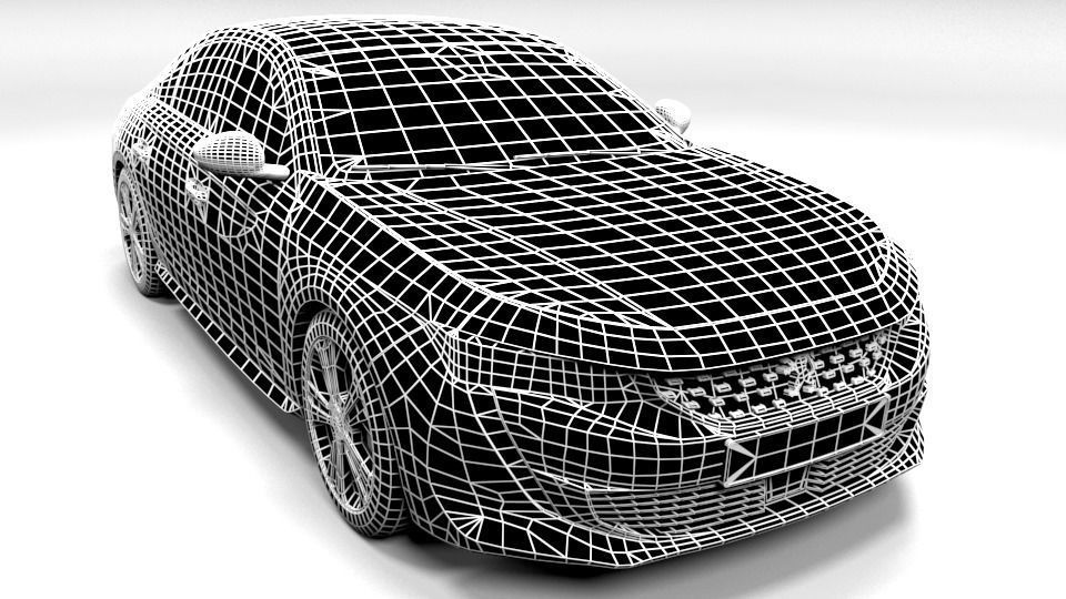 3D model PEUGEOT 508 SEDAN 2019 VR / AR / low-poly | CGTrader