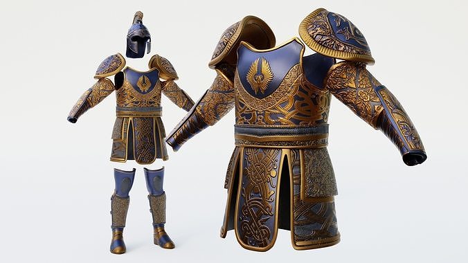 3D model fantasy armor VR / AR / low-poly | CGTrader