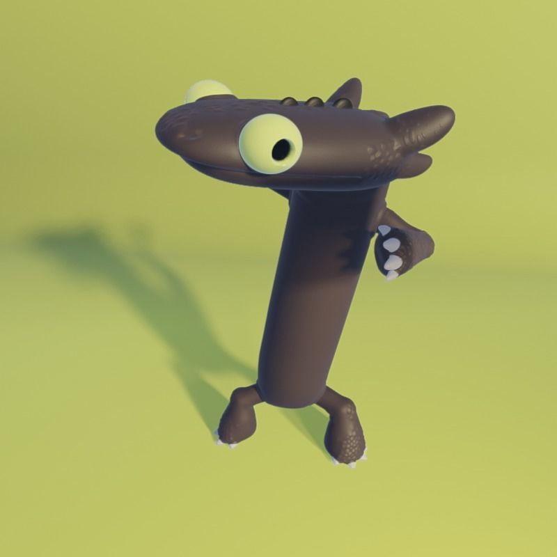 Toothless Dancing Meme 3D model 3D printable | CGTrader