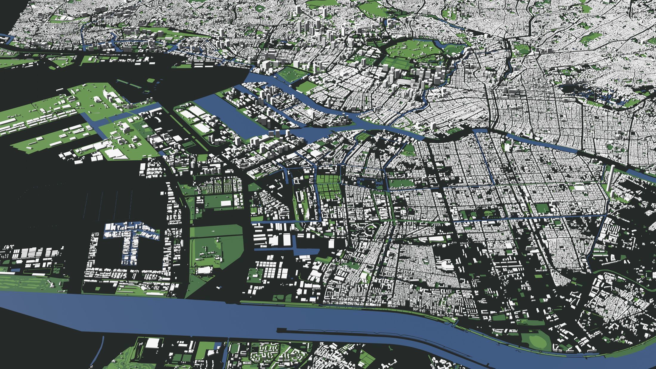 Tokyo Japan - city and mass buildings 3D model | CGTrader