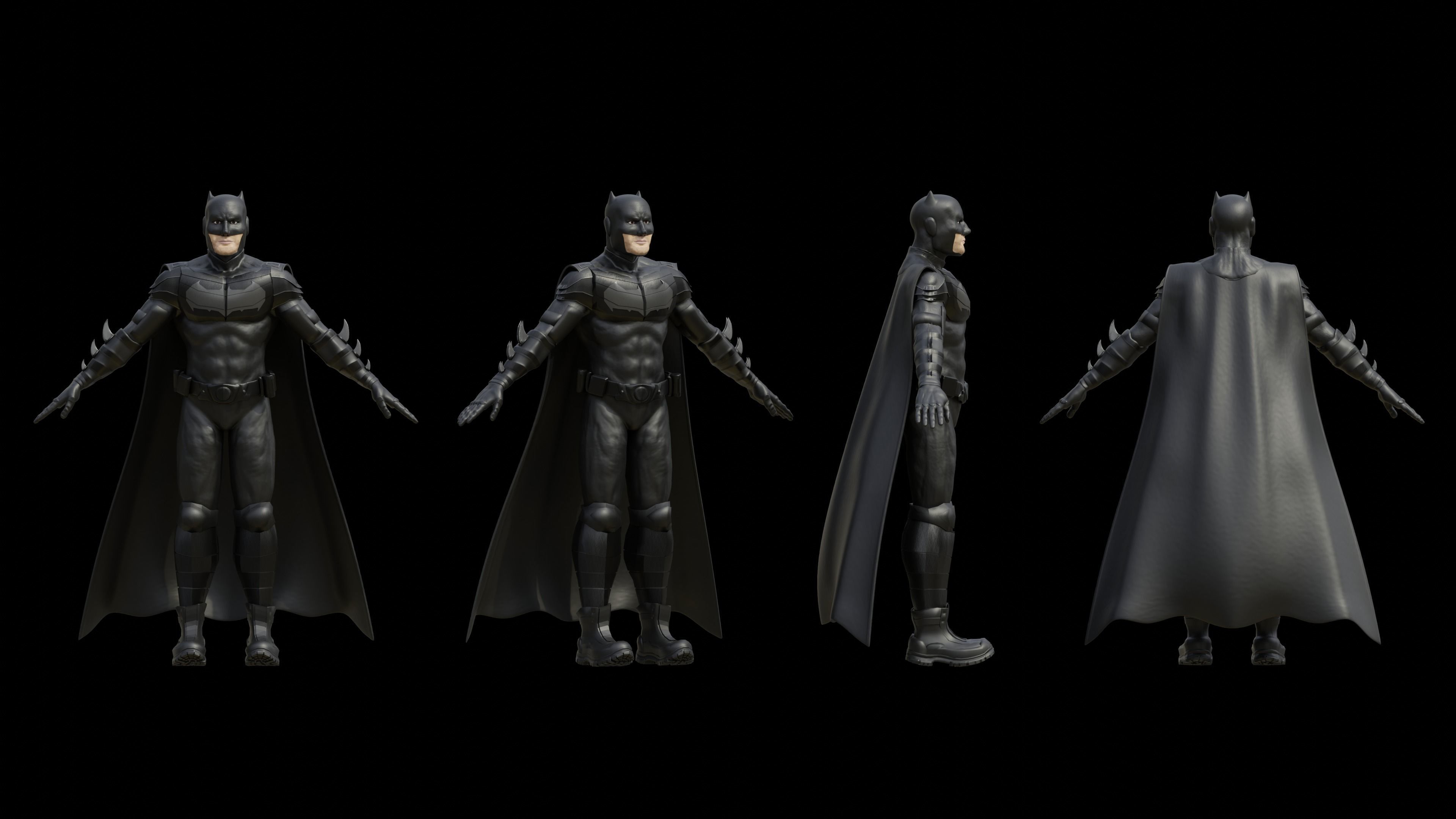 3D model Batman 3D Model Realistic With Rig VR / AR / low-poly | CGTrader