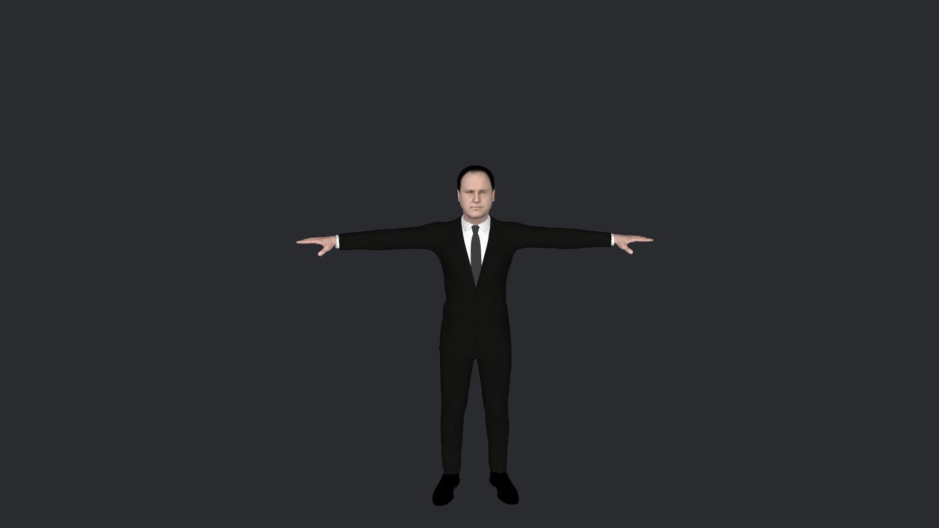 Tony Soprano Hyper Realistic Full Body Rigged Character 3D model rigged ...