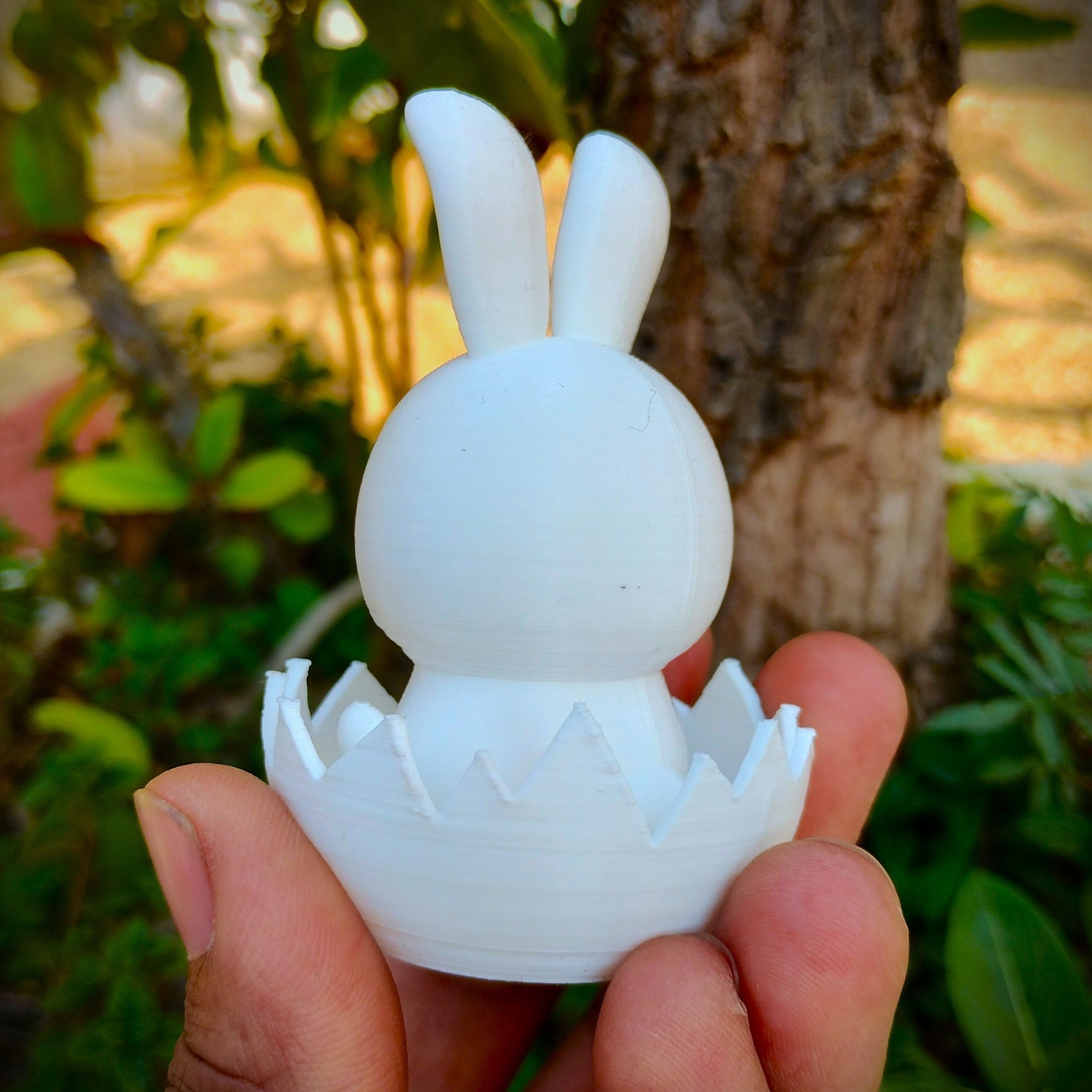 Easter Special - Cute Little Bunny in Egg Shell 3D model 3D printable ...