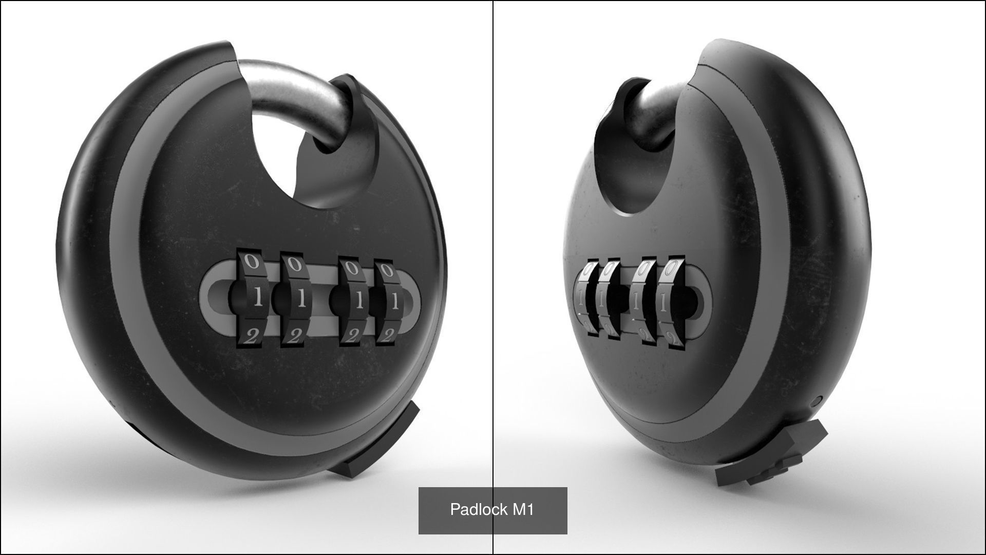 Padlock Collection 01 VR / AR / low-poly | CGTrader