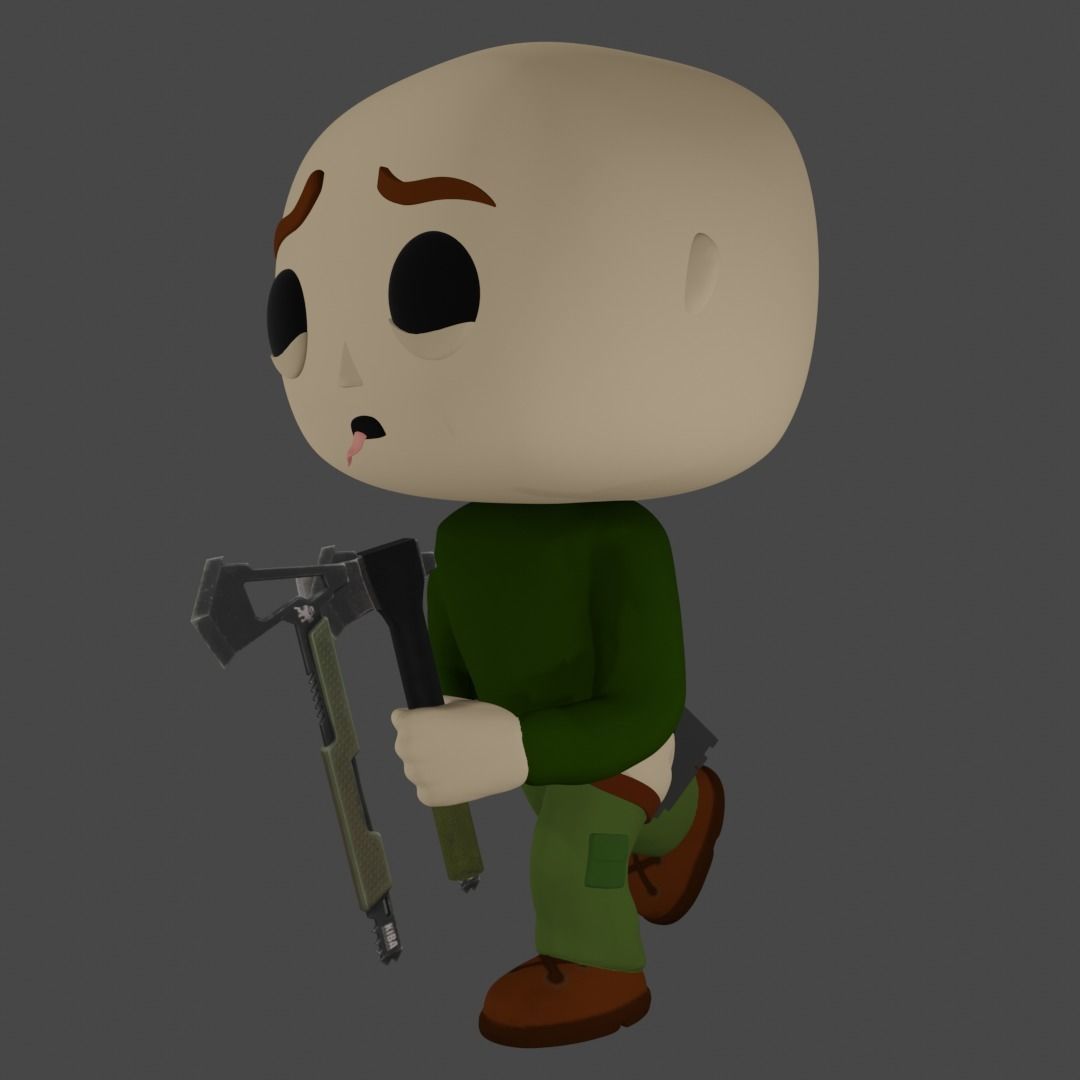 FUNKO POP Axeman ESCAPE FROM TARKOV 3D model 3D printable | CGTrader