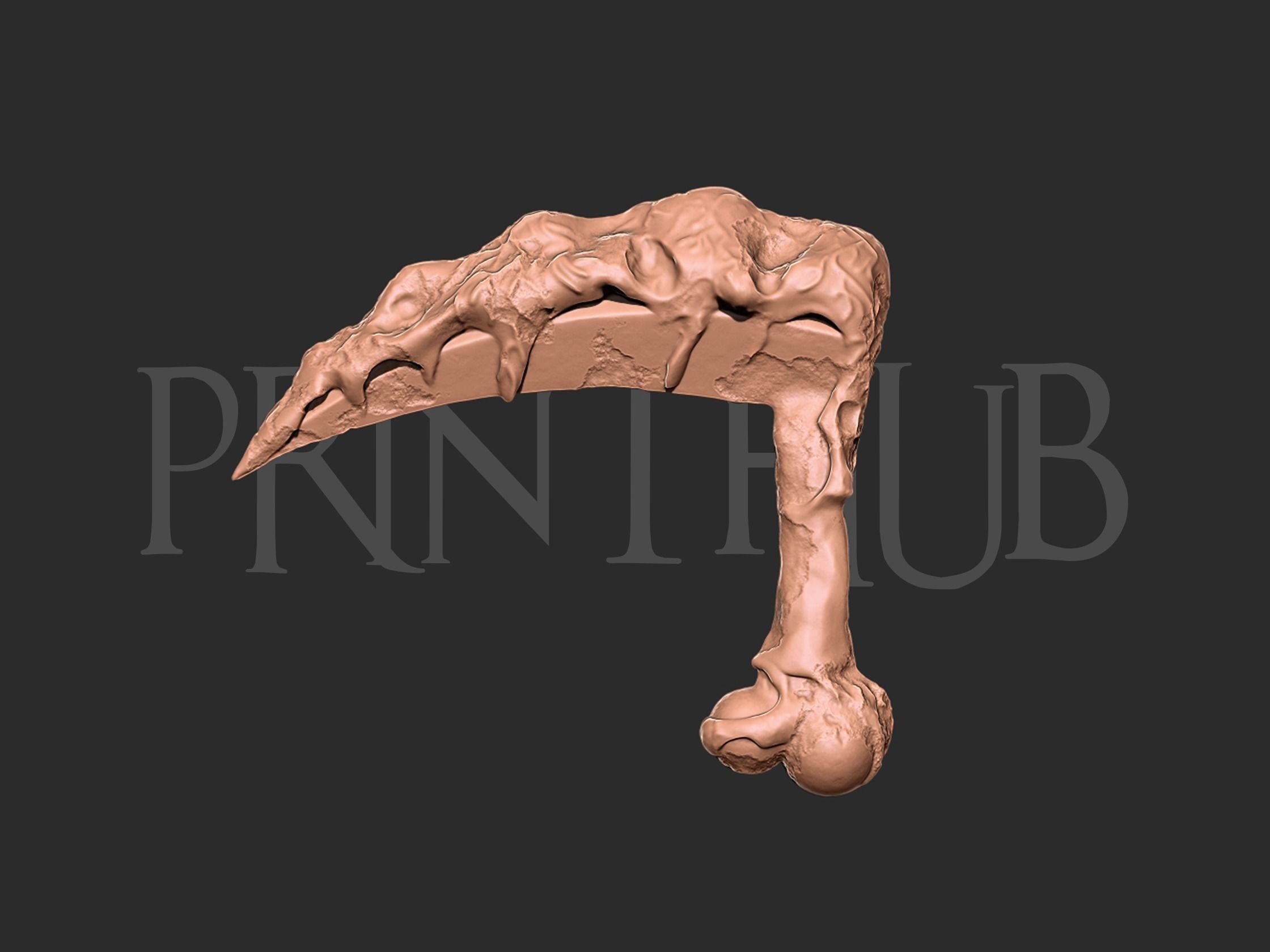 Demon Slayer Gyutaro Flying Blood Sickles Weapon - Cosplay 3D model 3D ...