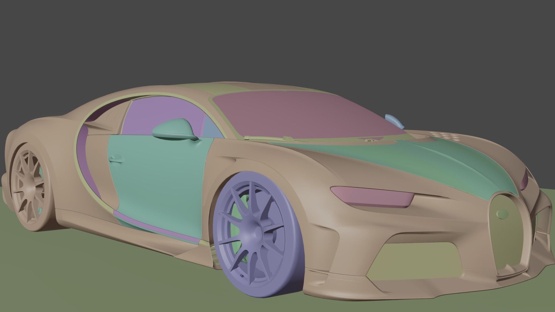 Bugatti Chiron super sports 300 free 3D model | CGTrader