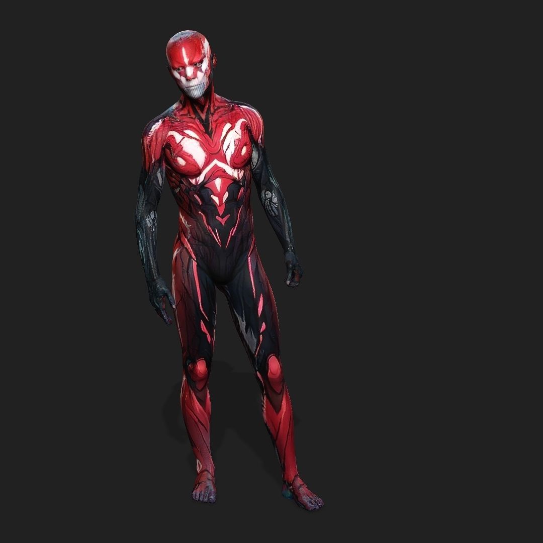 Cartoon Hero AI 3D model animated rigged | CGTrader