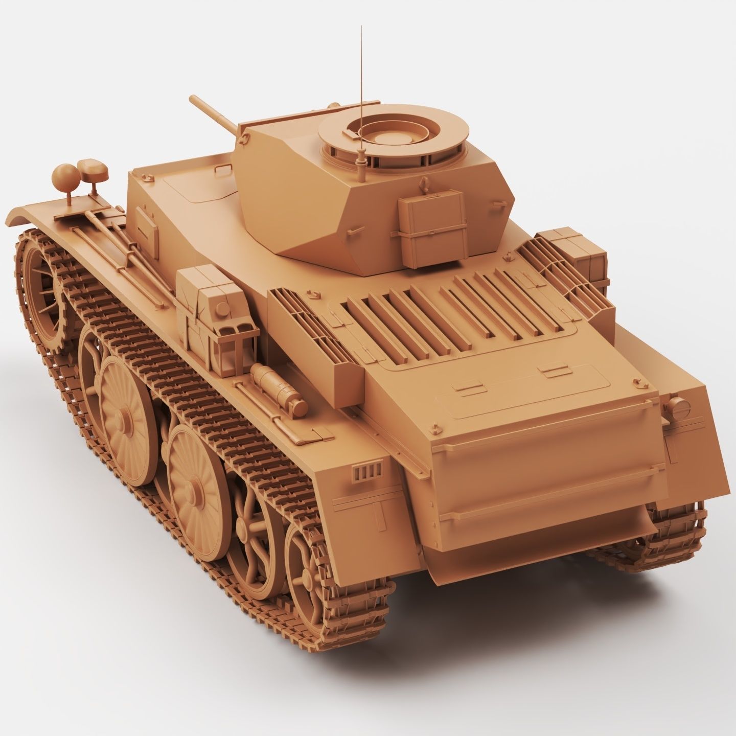 PzKpfw I Ausf C 3D model 3D printable | CGTrader