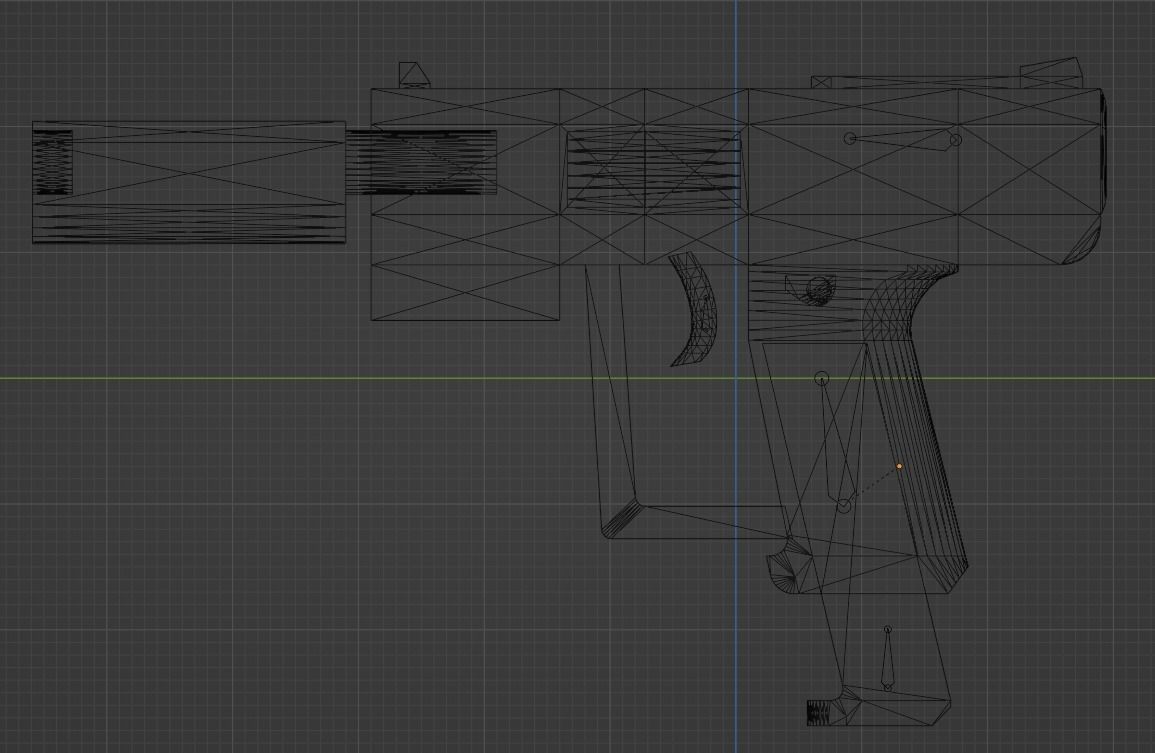 Free Rigged Game-Ready Sci-Fi Pistol free VR / AR / low-poly 3D model ...