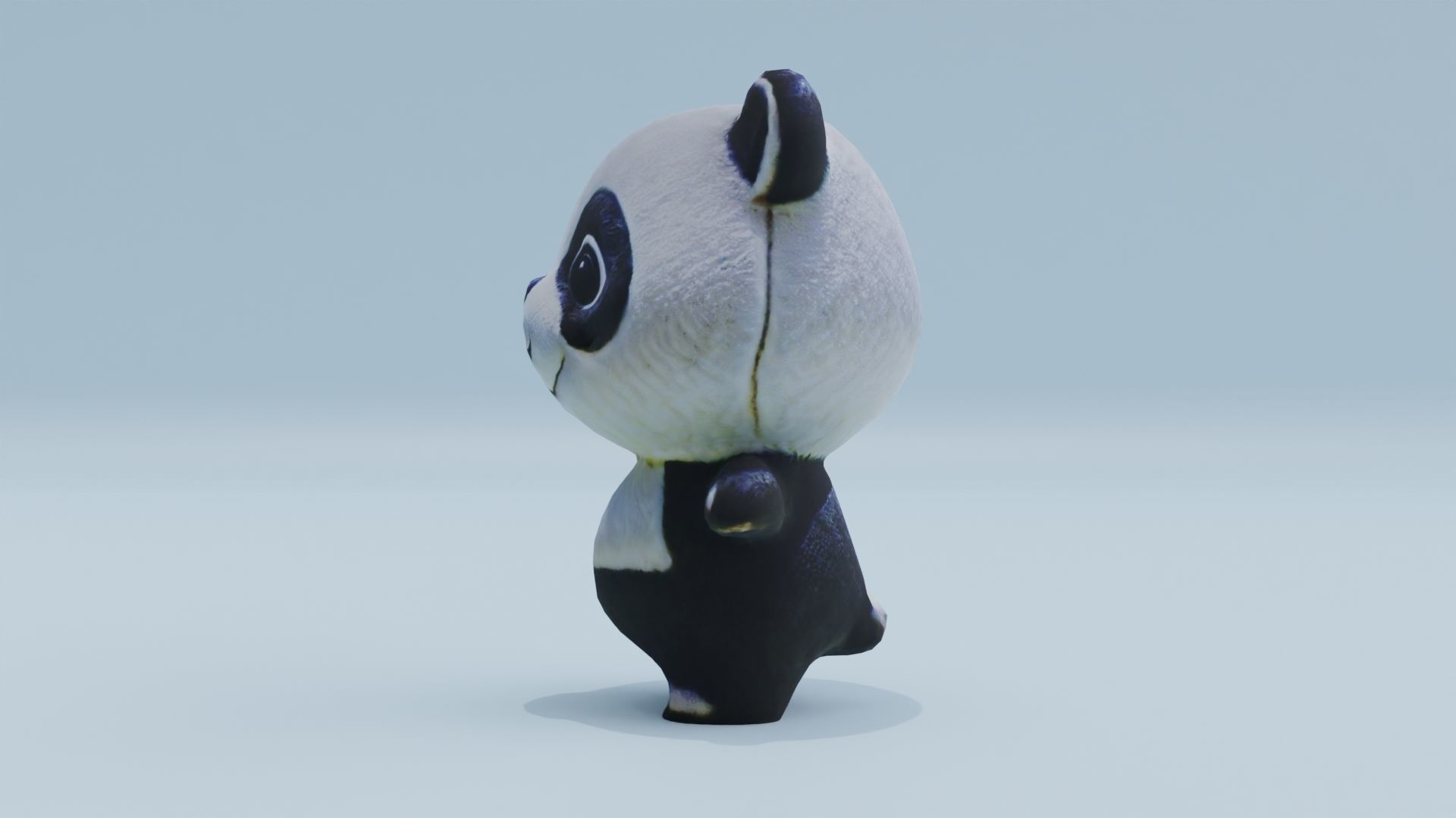 Panda Character T-Pose free VR / AR / low-poly 3D model | CGTrader