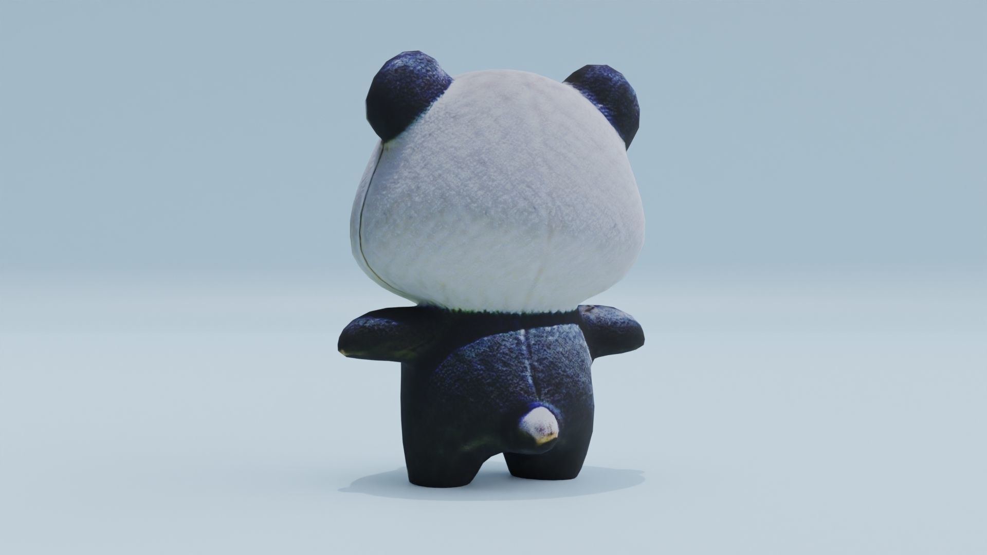 Panda Character T-Pose free VR / AR / low-poly 3D model | CGTrader