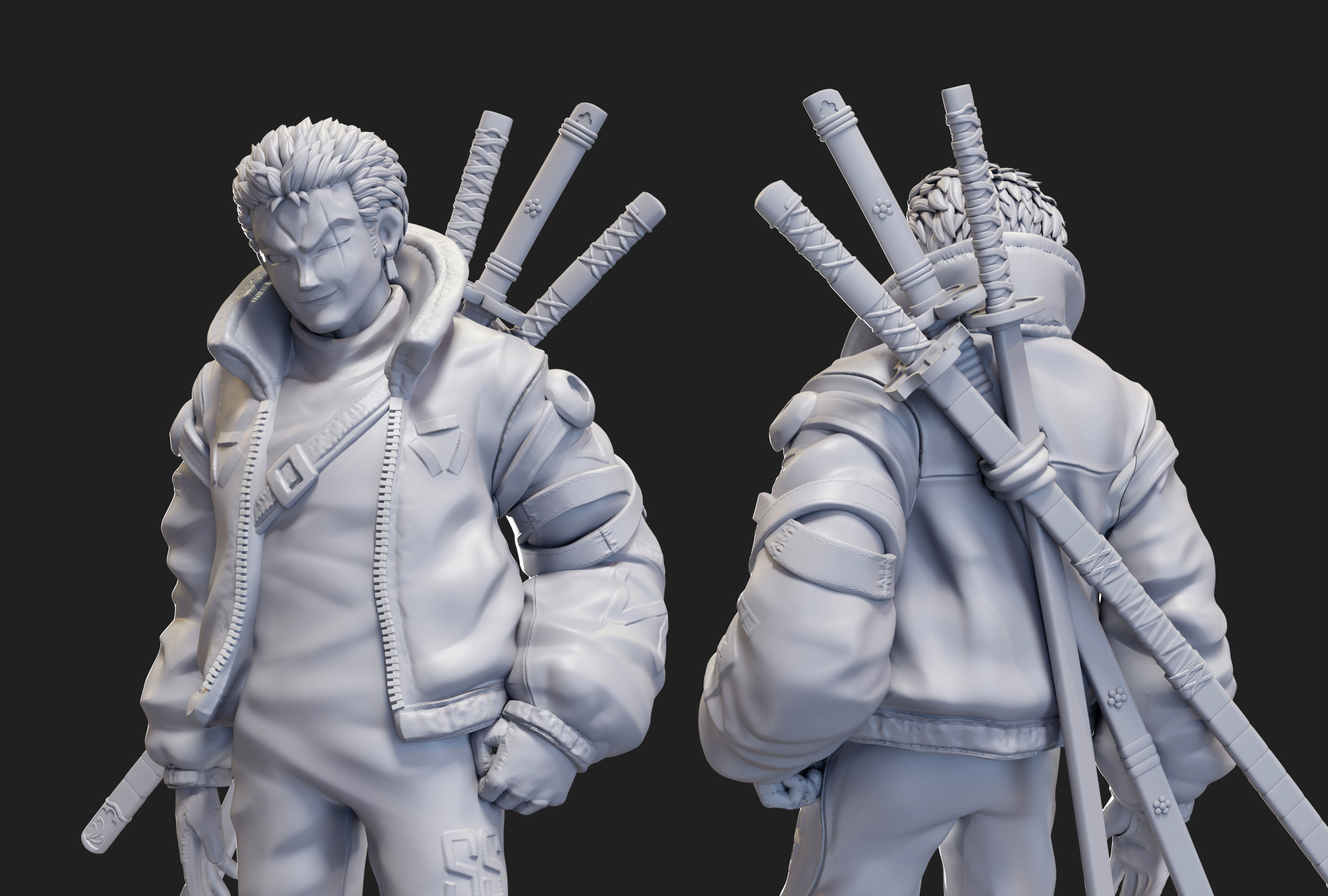 Roronoa Zoro Egghead Arc 3D model 3D printable | CGTrader