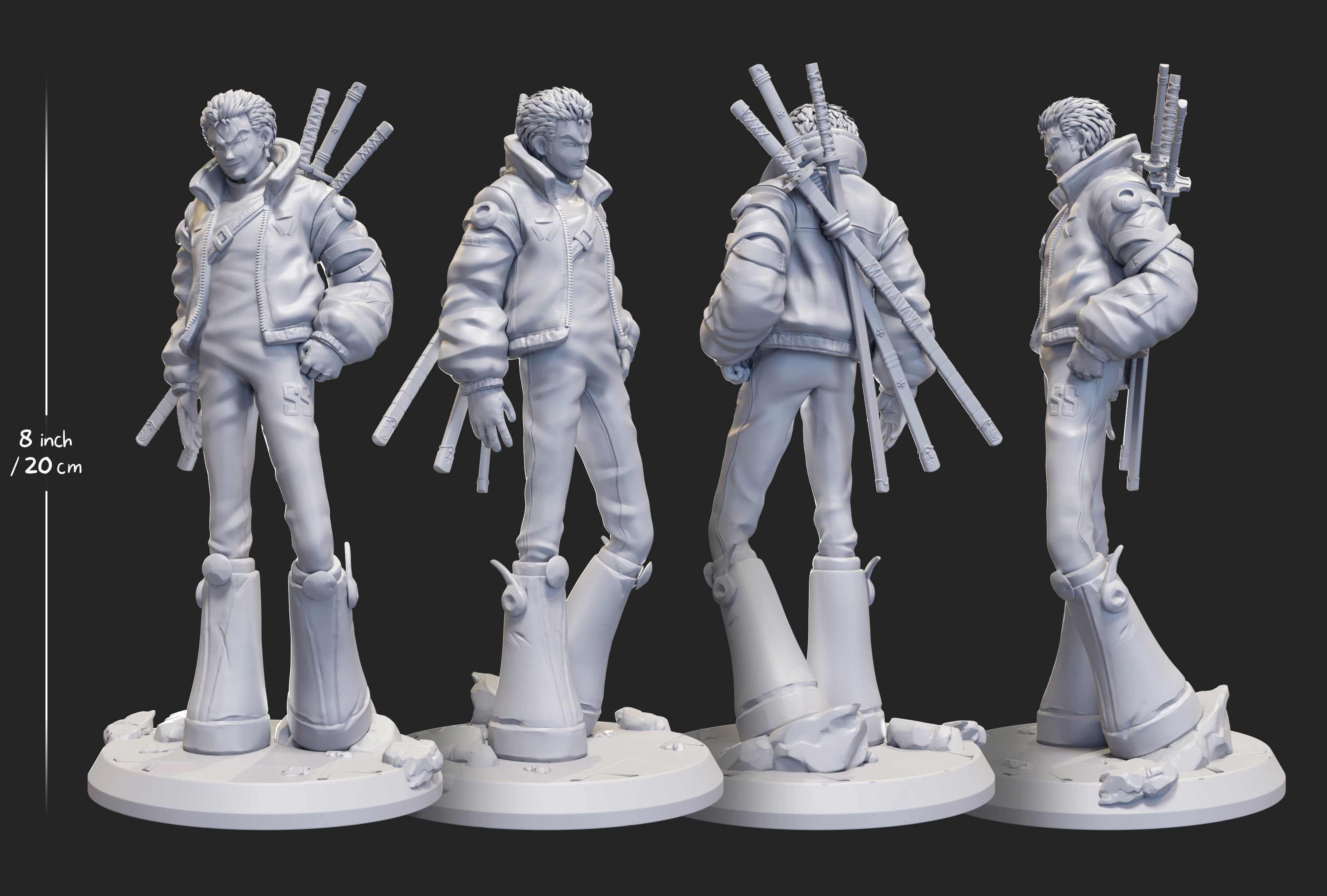 Roronoa Zoro Egghead Arc 3D model 3D printable | CGTrader