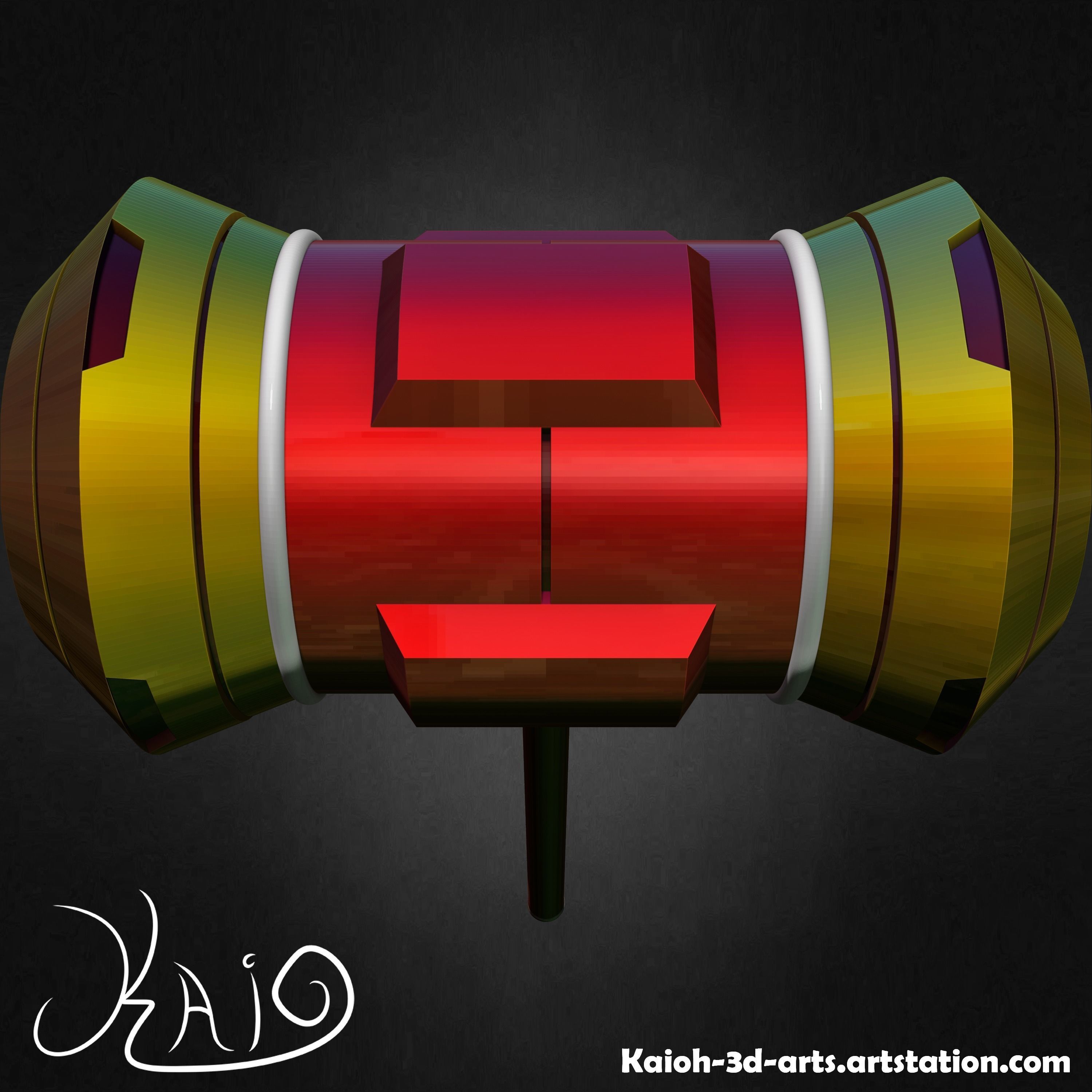 Amy Rose Piko Piko Hammer 3D model 3D printable | CGTrader