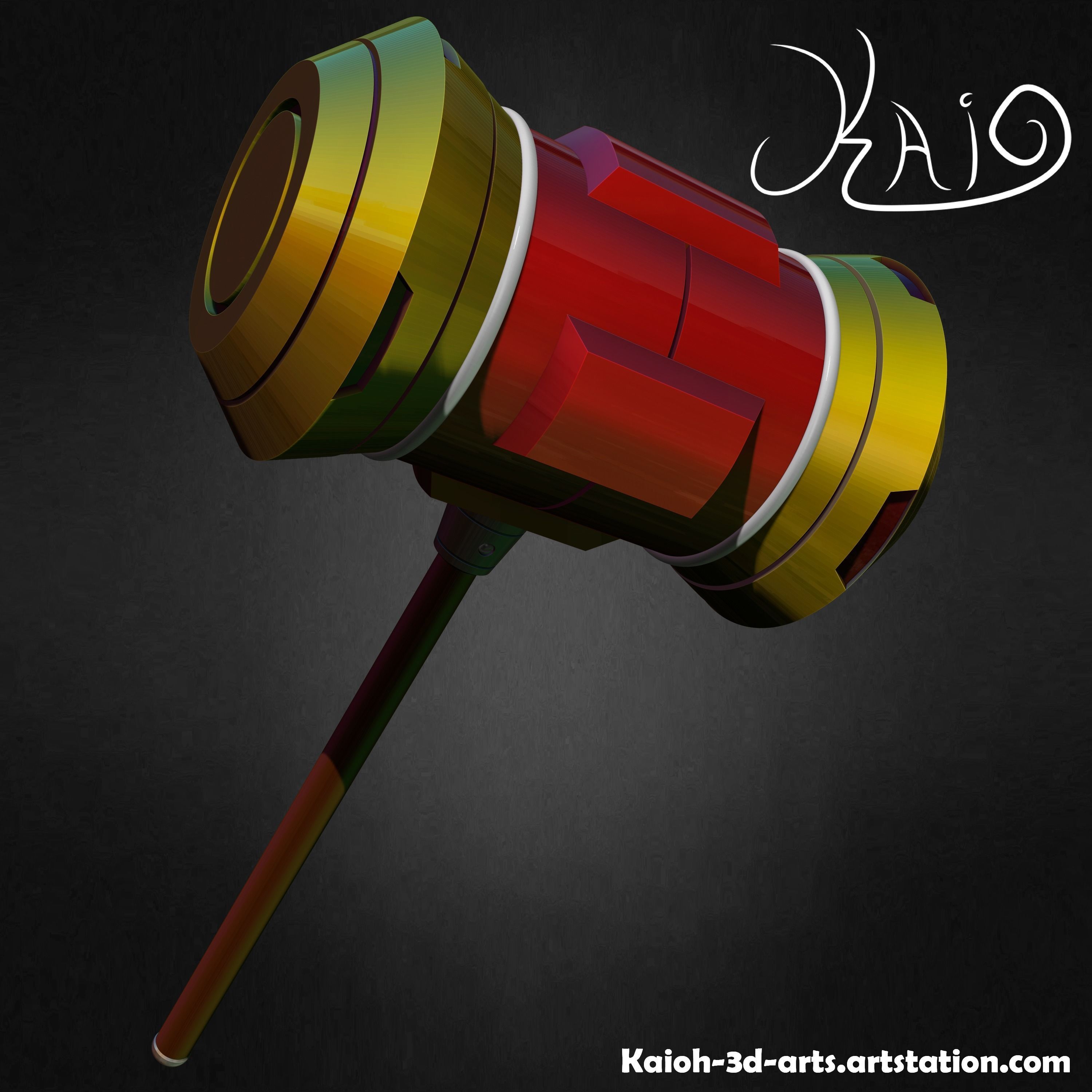 Amy Rose Piko Piko Hammer 3D model 3D printable | CGTrader