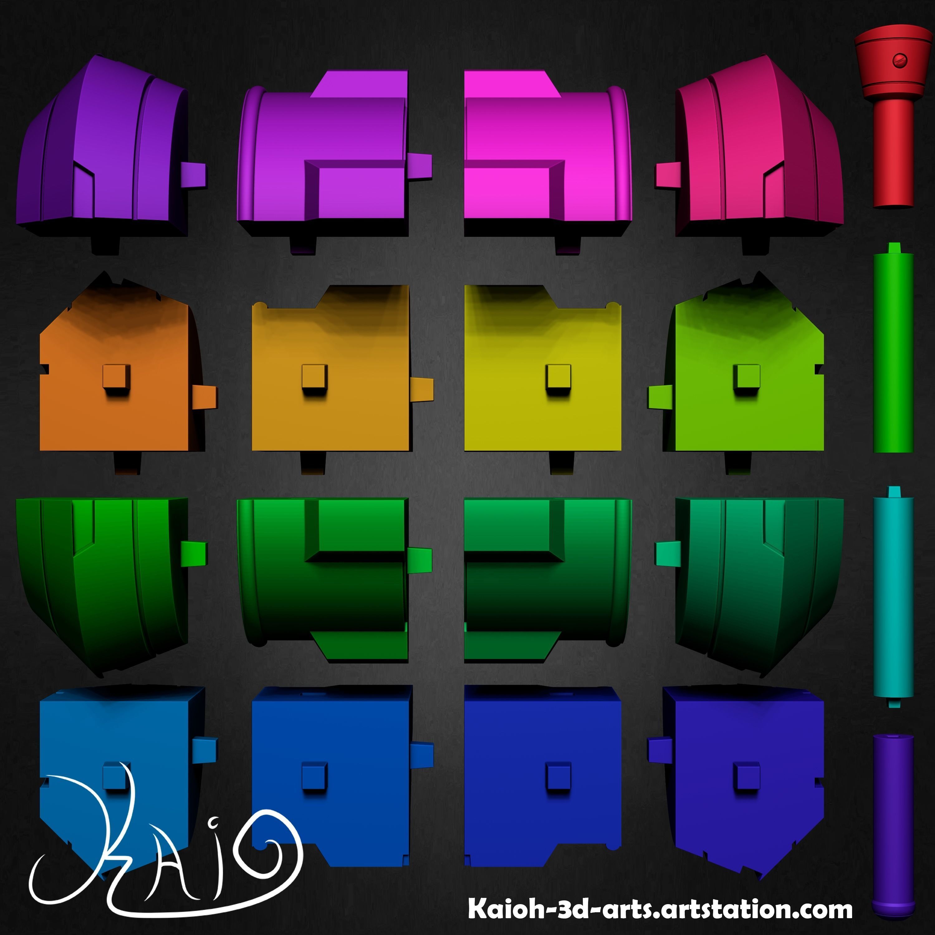 Amy Rose Piko Piko Hammer 3D model 3D printable | CGTrader