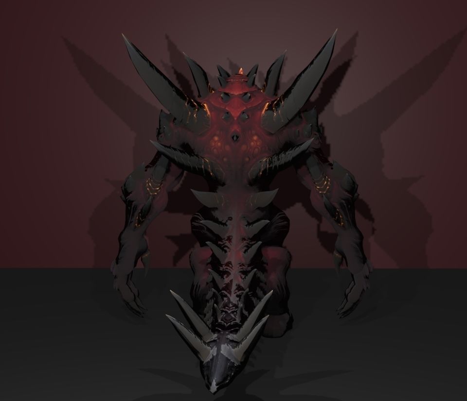 diablo hell 3D model animated rigged | CGTrader