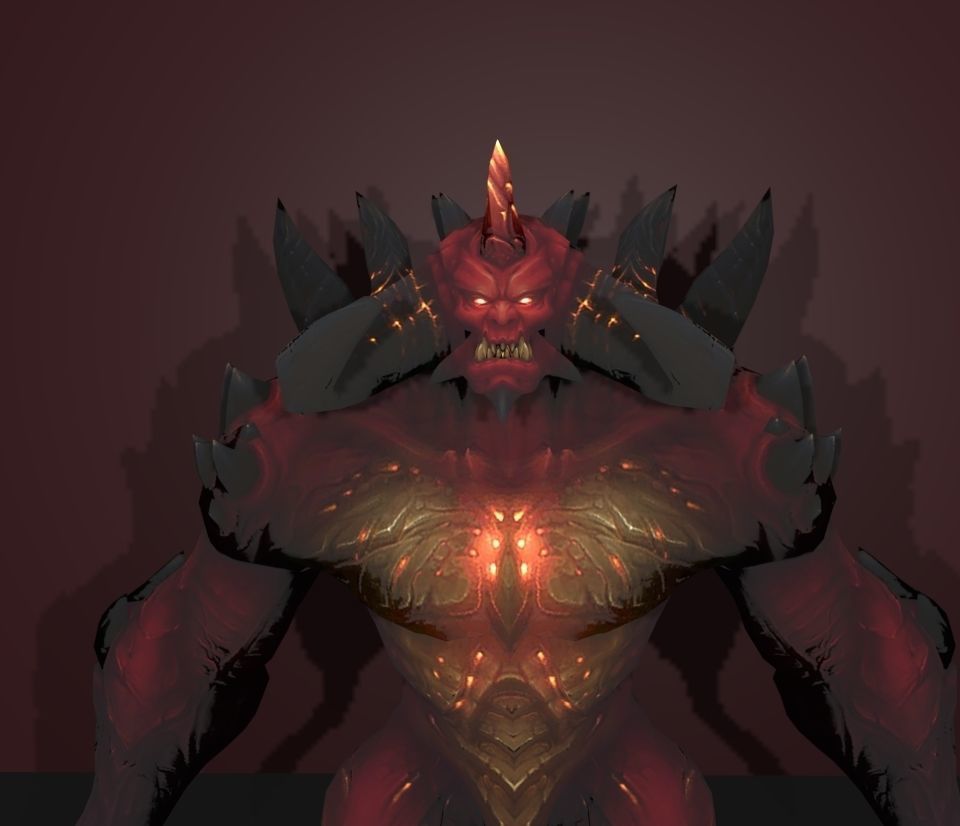 diablo hell 3D model animated rigged | CGTrader
