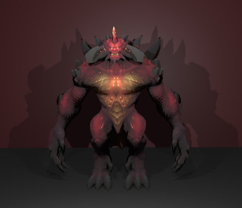 diablo hell 3D model animated rigged | CGTrader