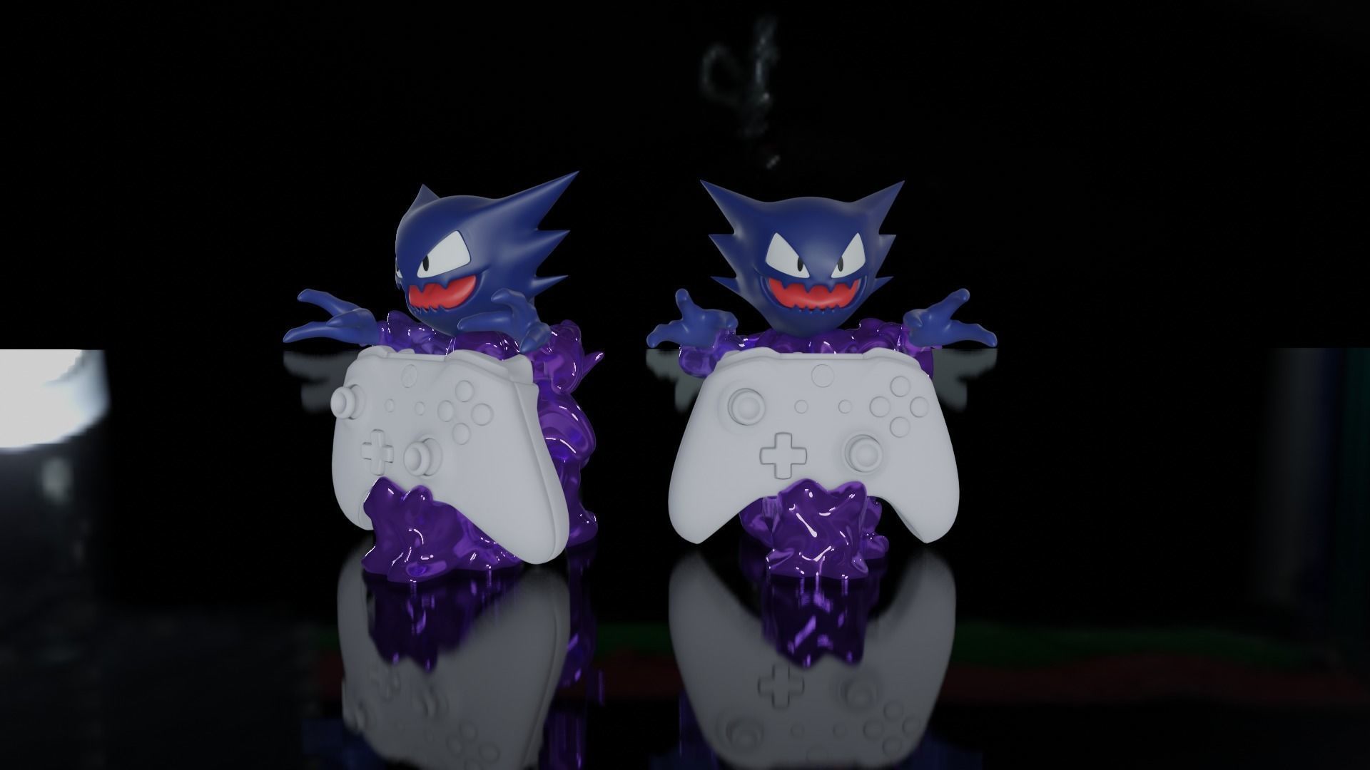 HAUNTER JOYSTICK STAND - POKEMON FIGURE 3D model 3D printable | CGTrader