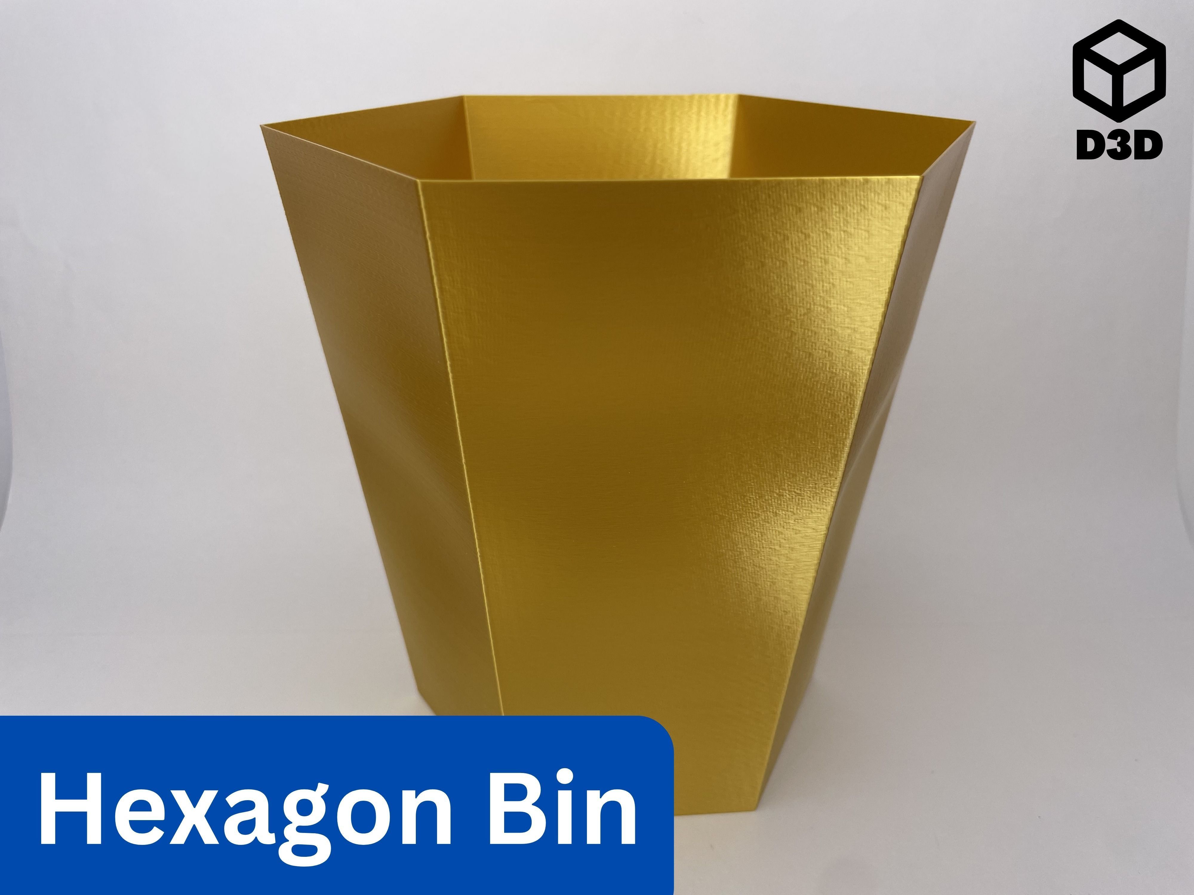 Hexagon Bin free 3D model 3D printable | CGTrader