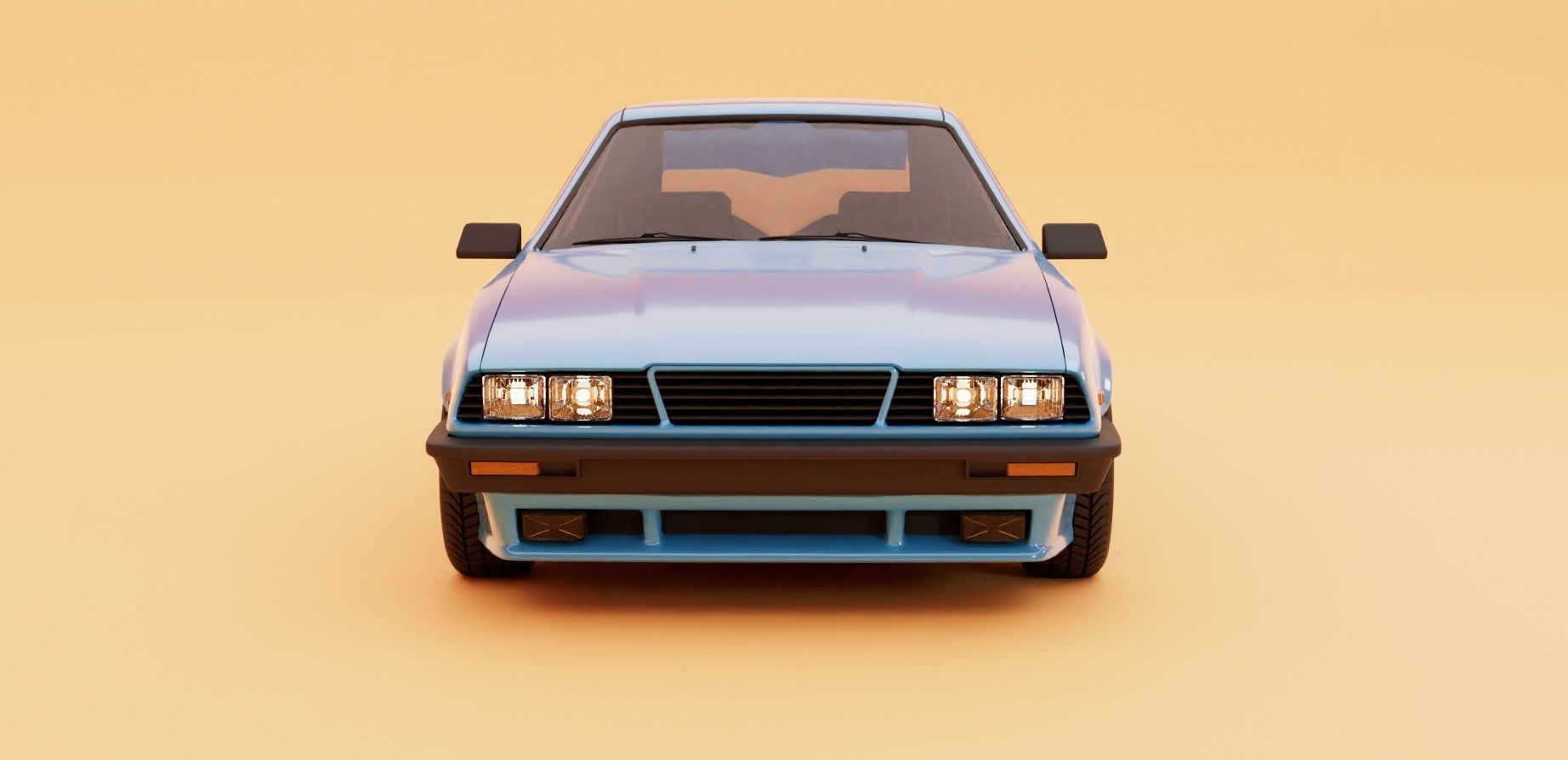 80s generic ute 3D model | CGTrader
