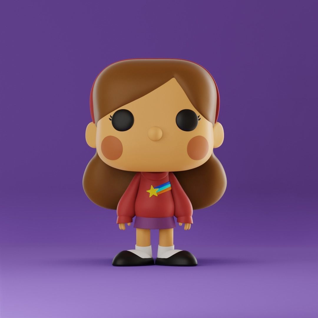 funko gravity falls mabel 3D model 3D printable | CGTrader