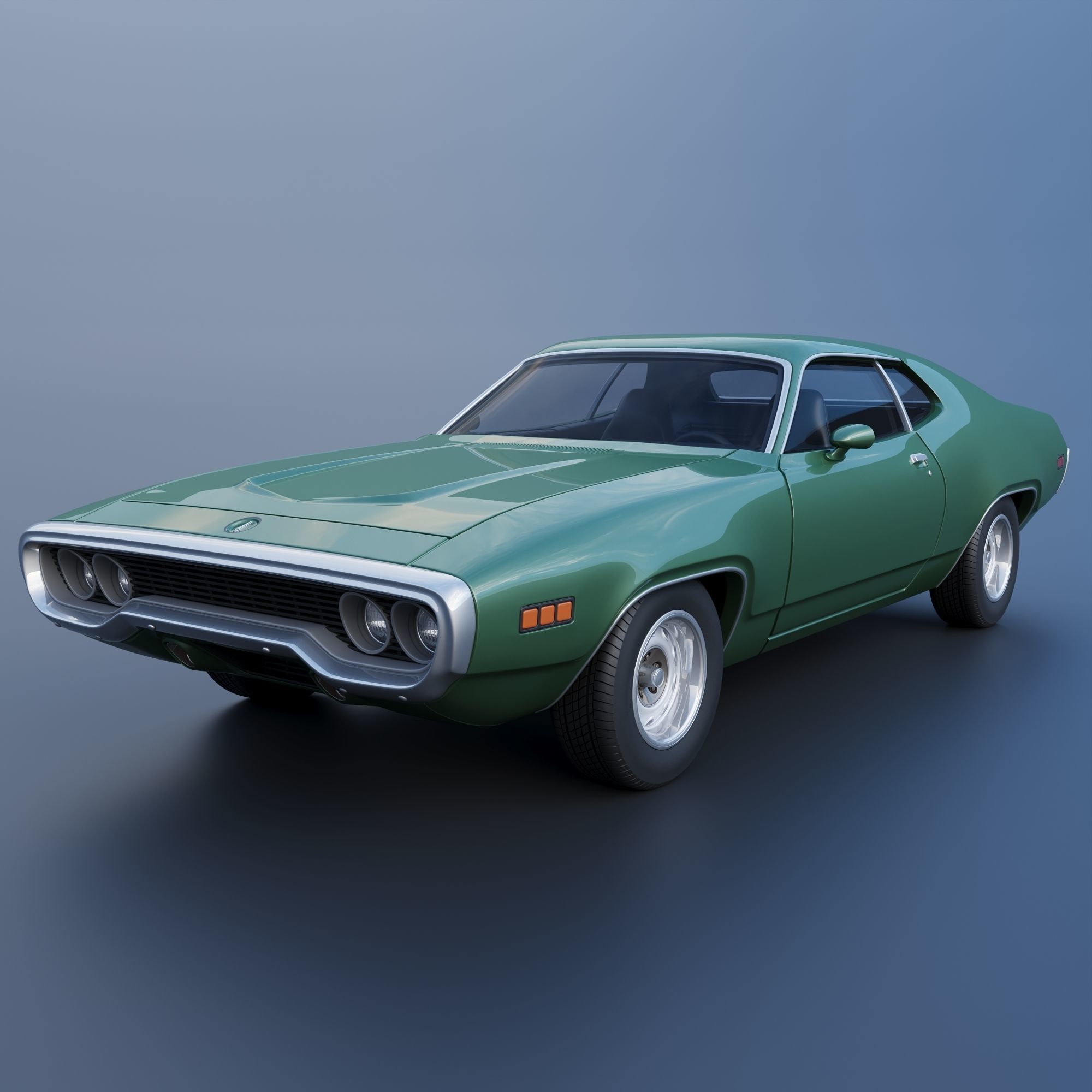 Plymouth Satellite 1971 3D model 3D printable | CGTrader