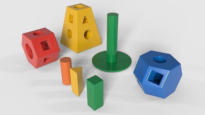 3D model Shape Sorter VR / AR / low-poly | CGTrader