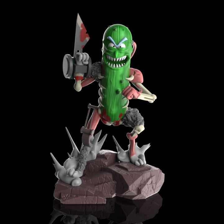 Pickle Rick 3D model 3D printable | CGTrader