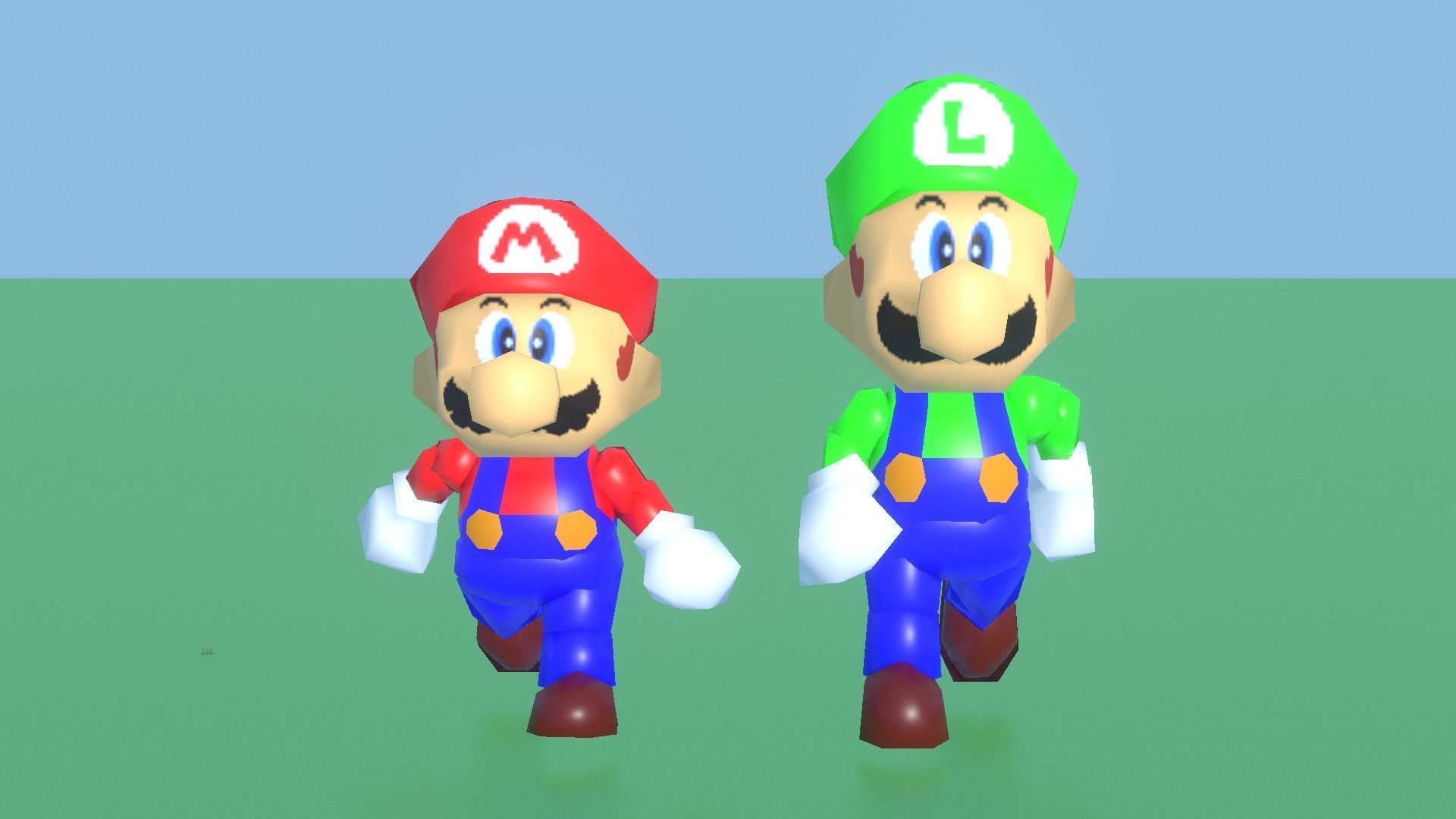 The Beta Mario Brothers Model Pack free 3D model rigged | CGTrader