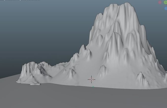 Mountain rocky terrain free 3D model | CGTrader