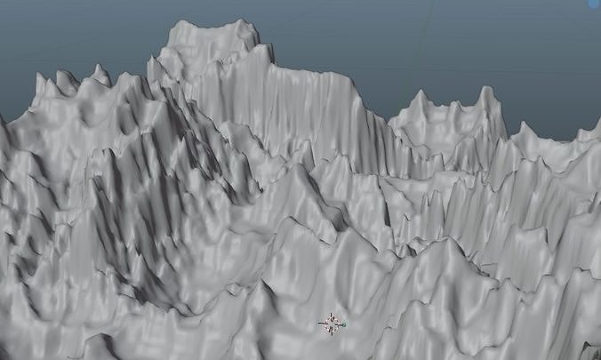 Mountain rocky terrain free 3D model | CGTrader