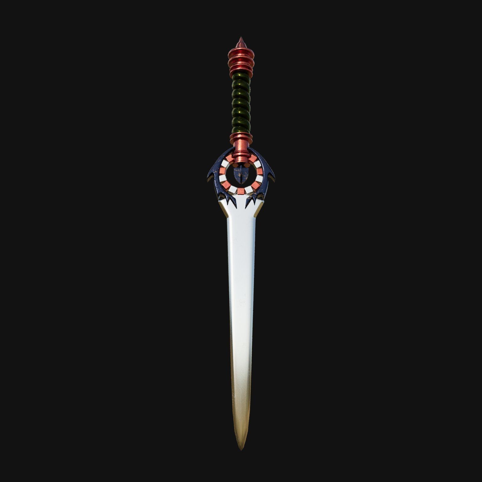 Digital Dragonblade Ferocious 3D Model Sword for Virtual Dragons 3D ...