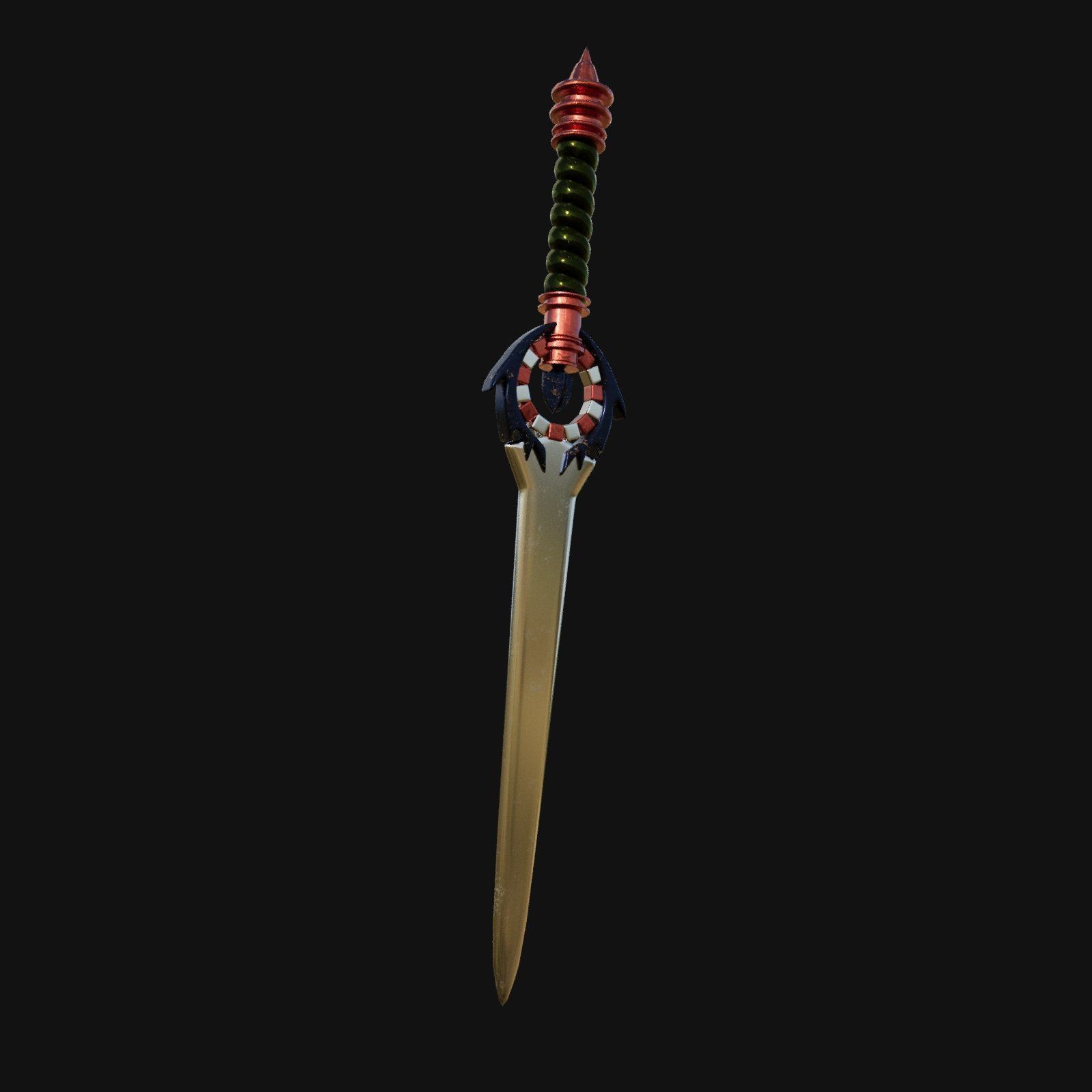Digital Dragonblade Ferocious 3D Model Sword for Virtual Dragons 3D ...
