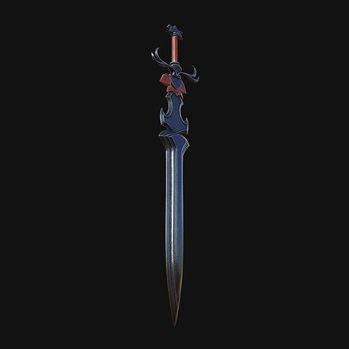 Quantum Quicksilver Swift 3D Model Sword for Digital Speedsters 3D ...