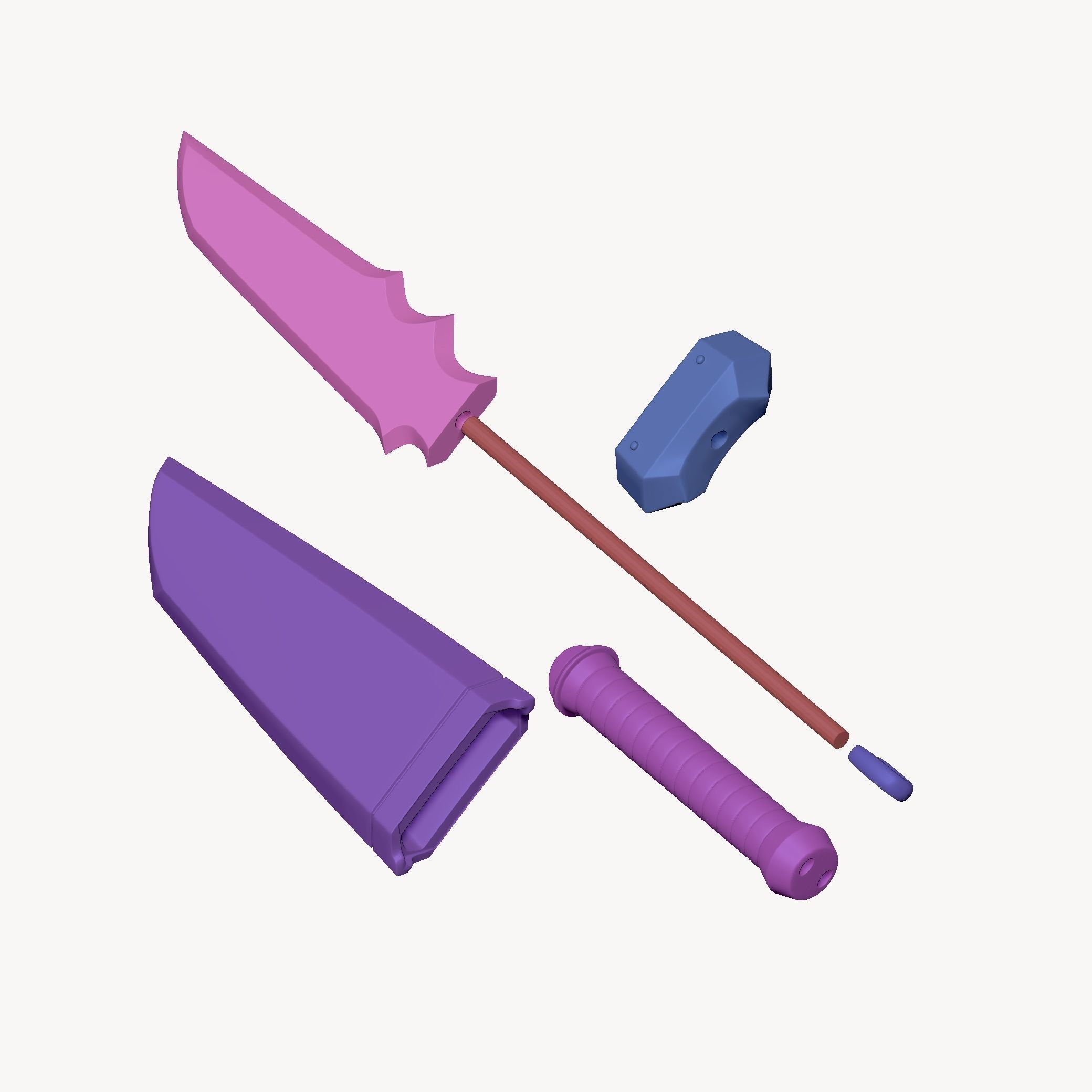 Dagger 01 - SOLO LEVELING 3D model 3D printable | CGTrader