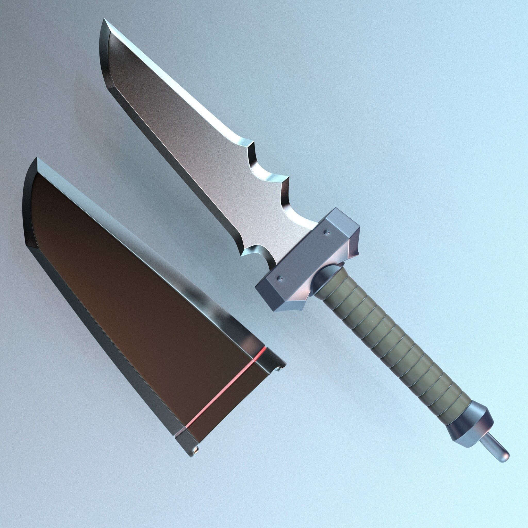 Dagger 01 - SOLO LEVELING 3D model 3D printable | CGTrader