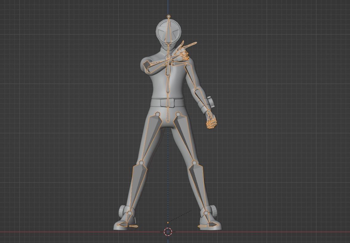 3D model Boon Red - Boonboomger VR / AR / low-poly | CGTrader