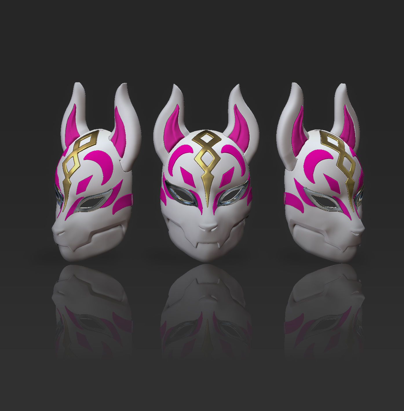 Fortnite Drift Mask 3d model 3D model 3D printable | CGTrader